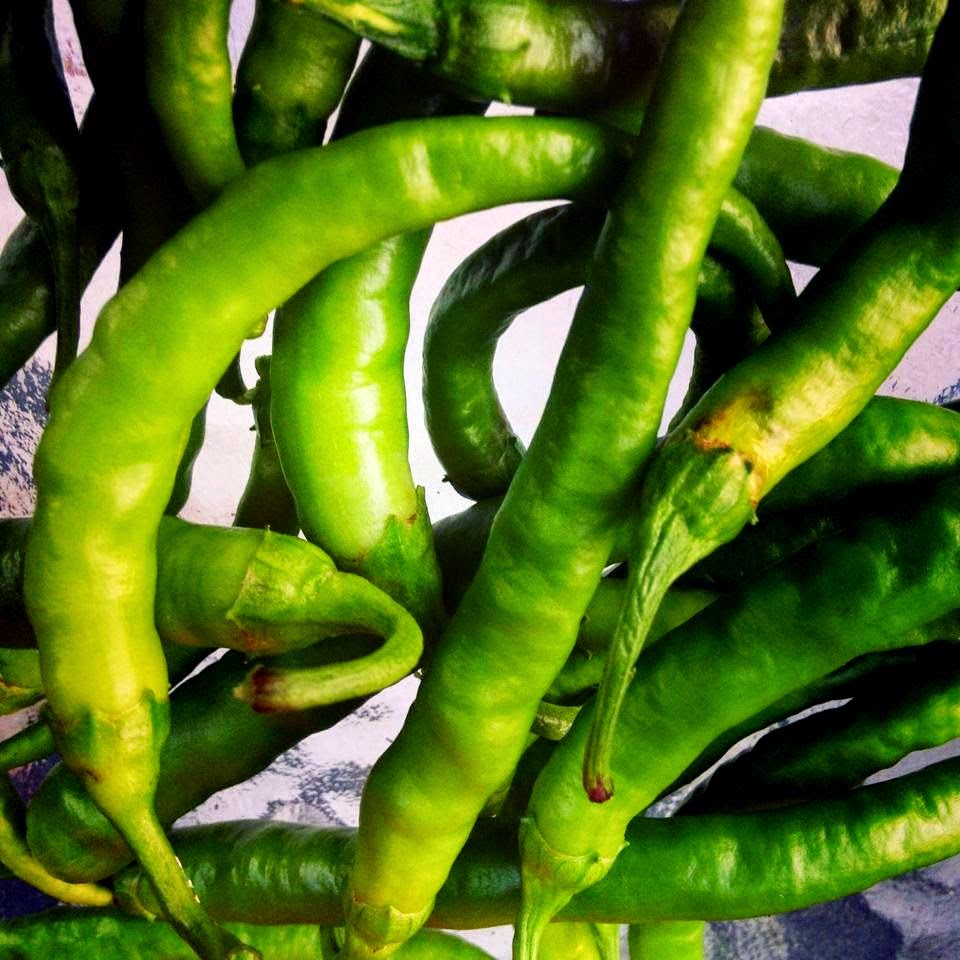 La Cocina de la Silbi: PIPARRAS ENCURTIDAS (Guindillas verdes en vinagre)